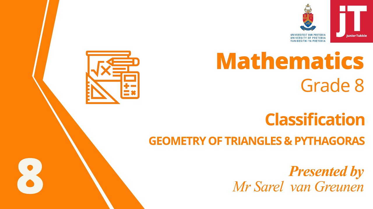 1 Gr 8 - Mathematics - Geometry of Triangles - Classification - YouTube