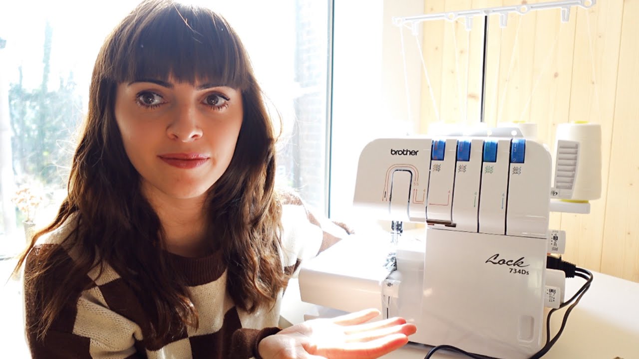 Unboxing & Review Brother 734DS Overlocker /Serger First Threading ...