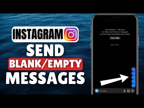 How To Send Blank Messages On Instagram | iOS & Android - YouTube