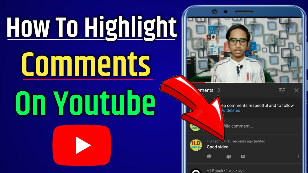 How To Highlight Comments On Youtube | How To Highlight My Comment On ...