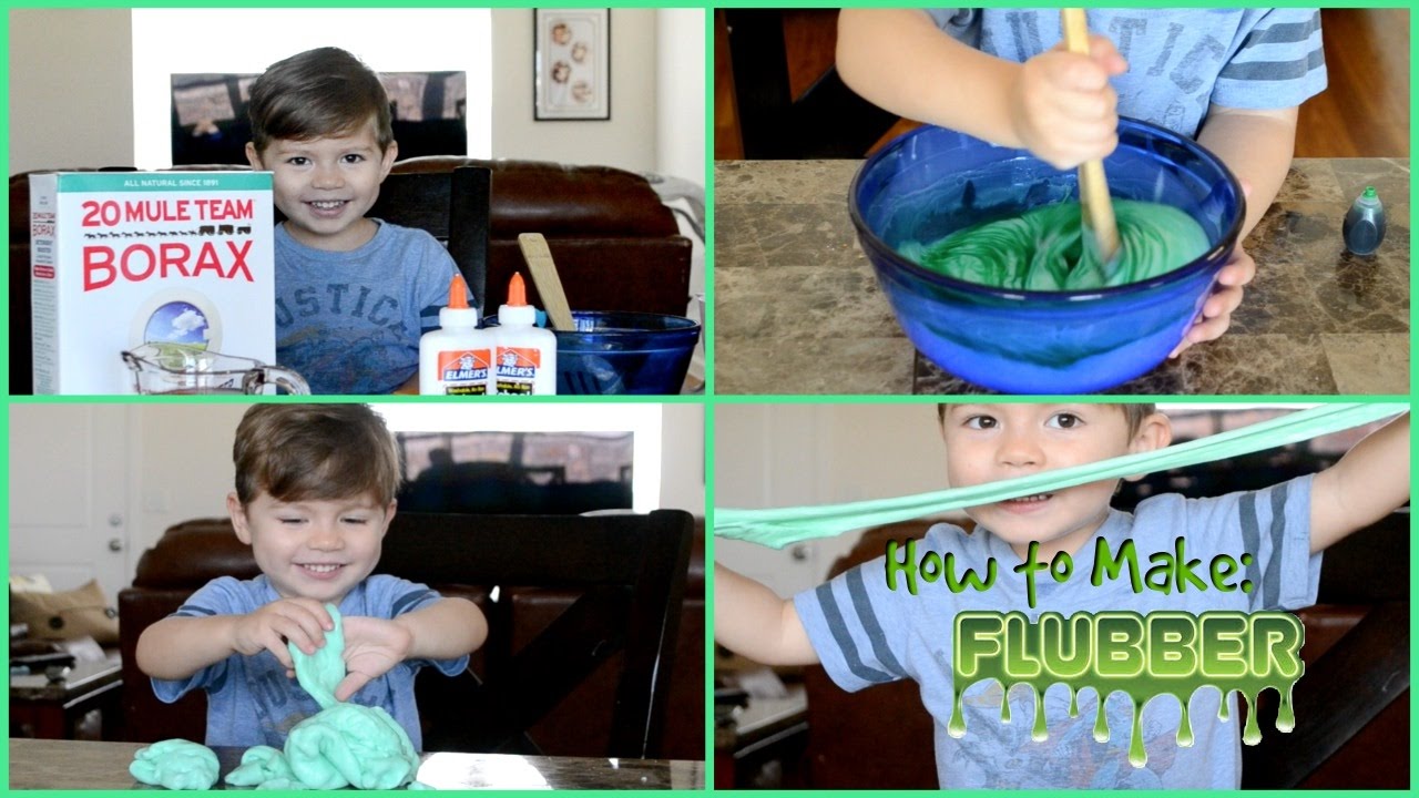 How To Make FLUBBER | Squishy & Slimy Fun Science Experiment for Kids ...