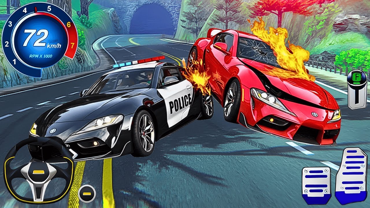 Police Chase Racing Game 2025 – Intense Street Racing & Police Pursuit ...