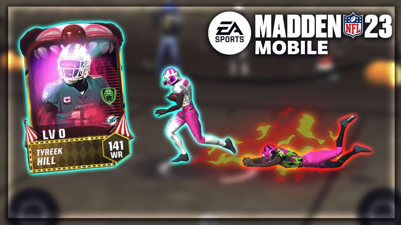 MOST FEARED TYREEK HILL IS TOO FAST!! MADDEN MOBILE 23 MOST FEARED ...
