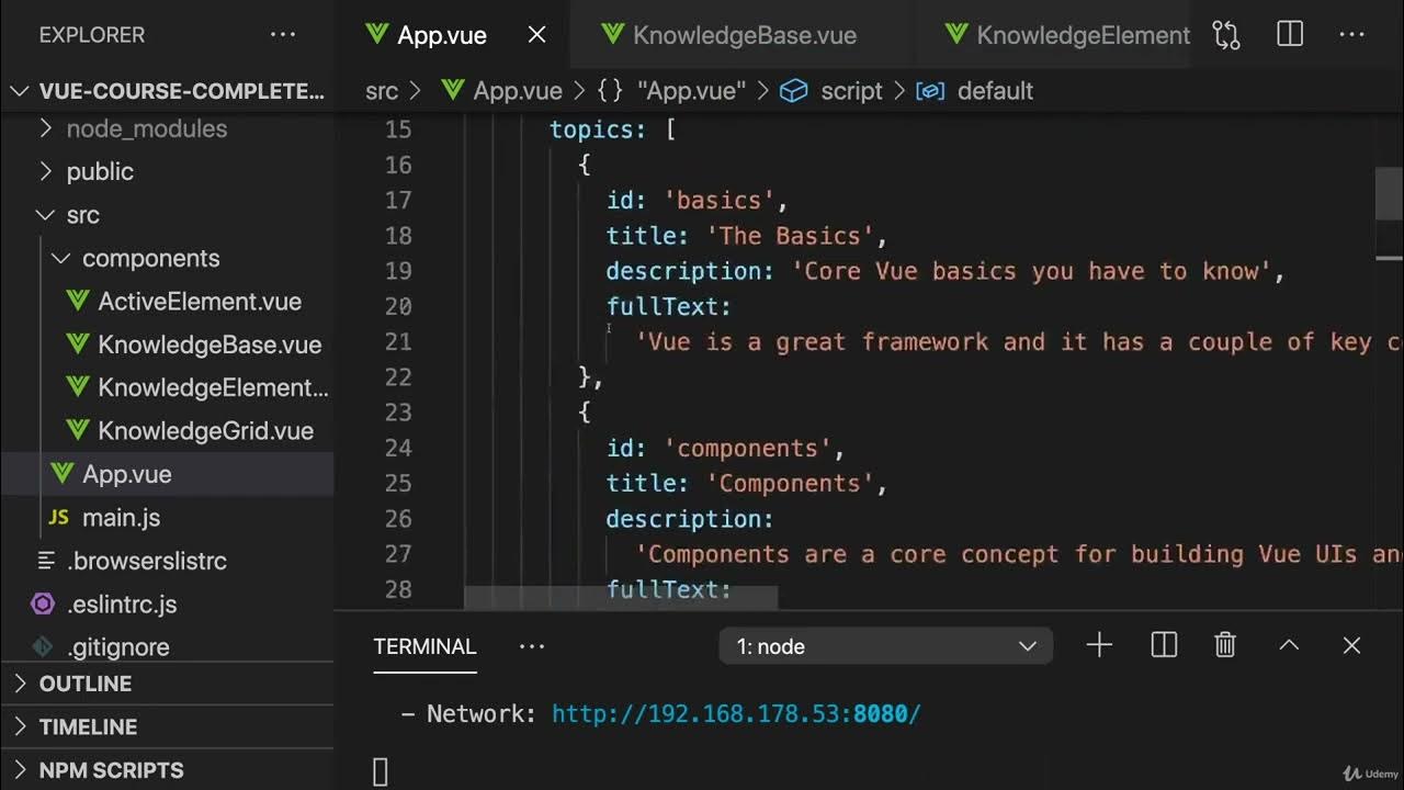 VIII. Component Communication. 16. Provide + Inject vs Props & Custom Events - YouTube