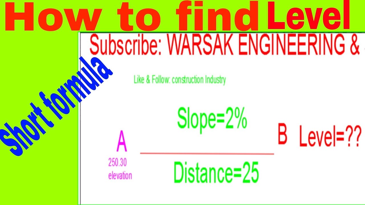 How To Calculate Elevation II Find Level From Given Data YouTube how-to-calculate-elevation-ii-find-level-from-given-data-youtube