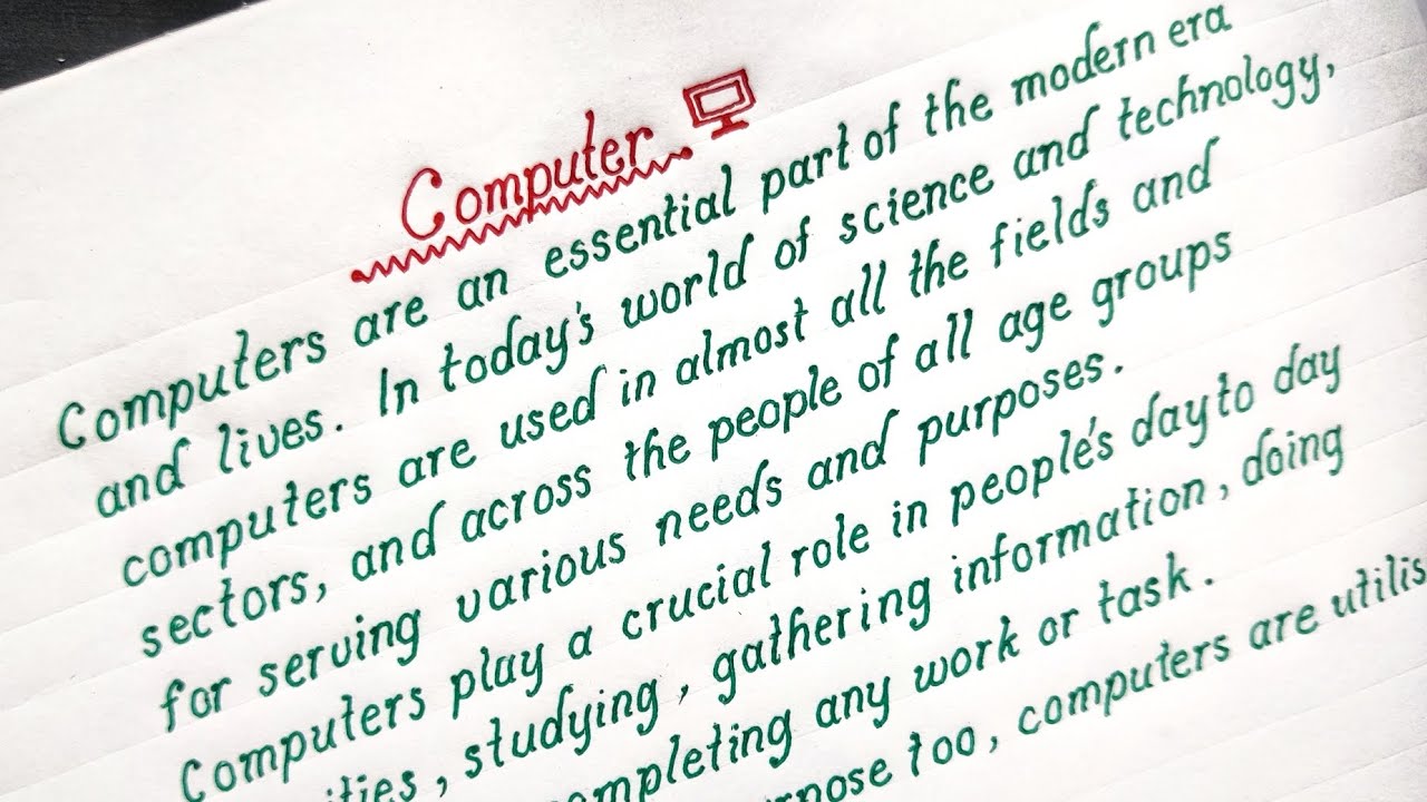 Importance of COMPUTER in our modern life - YouTube
