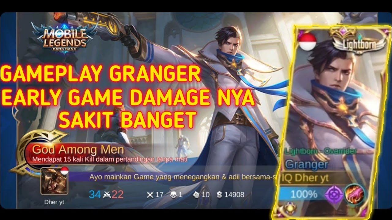 GAMEPLAY GRANGER RETRIBUTION - MOBILE LEGENDS BANG BANG - YouTube