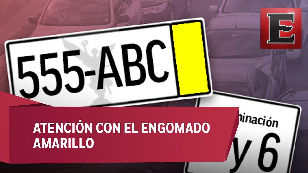 Amplian verificación para autos con engomado amarillo - YouTube