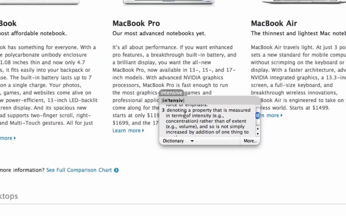 Quick Tip: Dictionary in any Application on Mac - YouTube