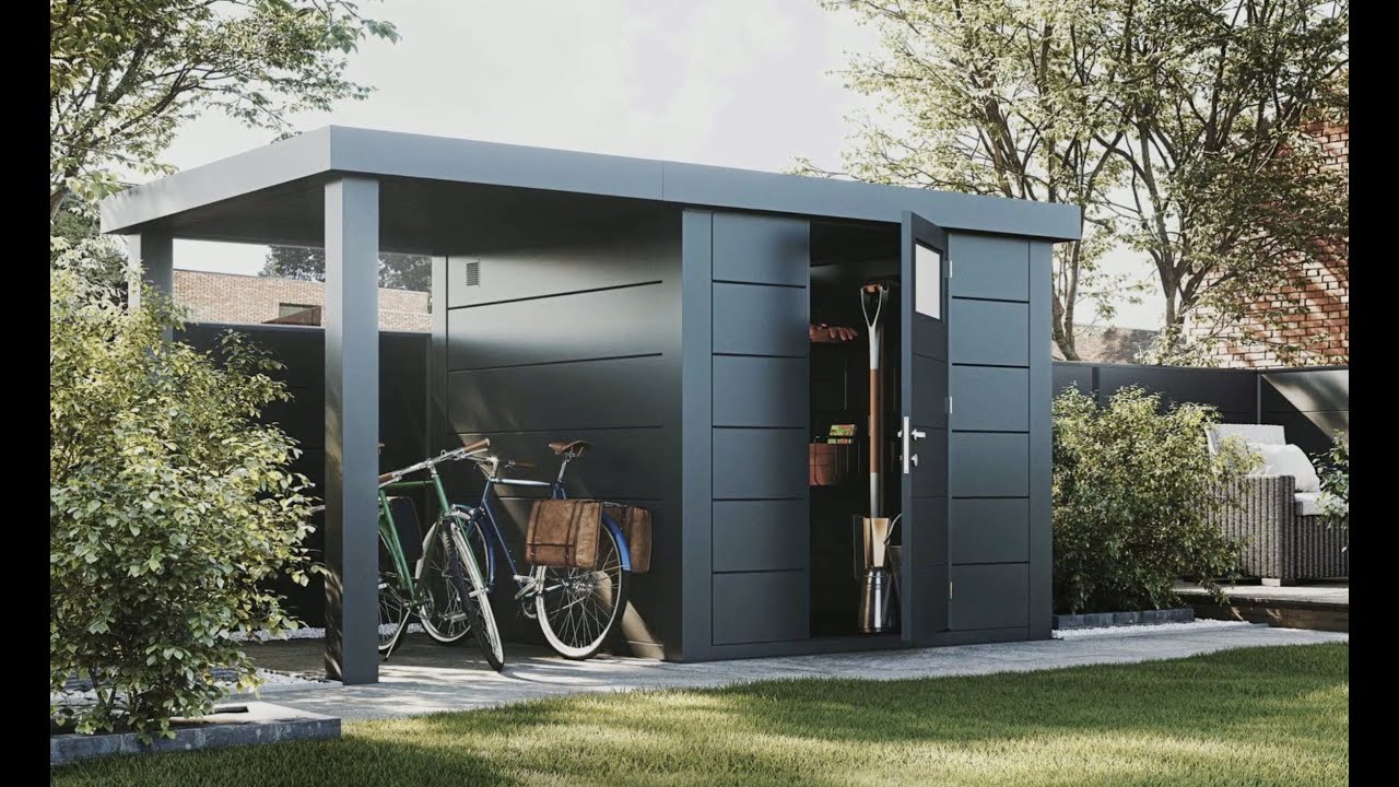 Des abris en métal modernes & design - France Abris - YouTube