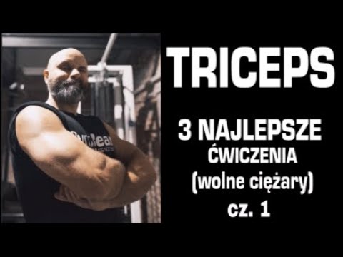 3 najlepsze ćwiczenia na triceps (wolne ciężary) cz.1 - YouTube