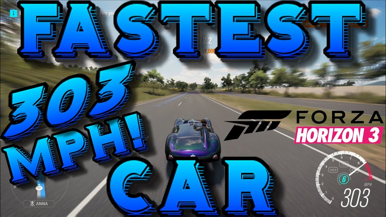Forza Horizon 3: FASTEST CAR - 303 MPH! + TUNE! - ( 1956 Jaguar D-Type ...
