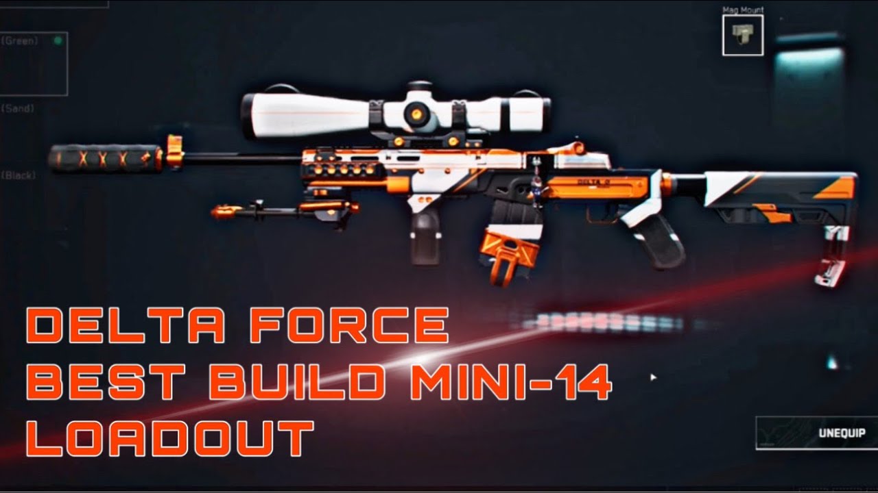 DELTA FORCE Best Build MINI 14 Loadout - YouTube