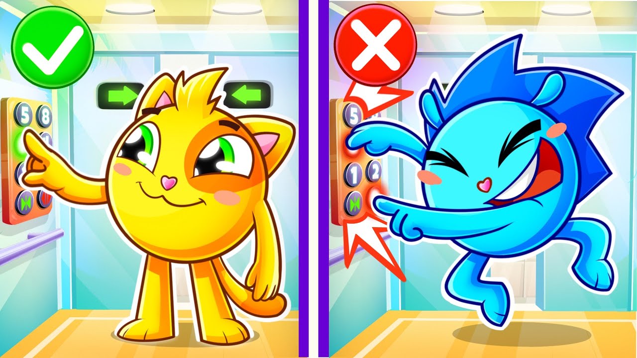 Baby Takes the Elevator Song | 😻🐨🐰🦁 + More Best Kids Songs And Nursery ...