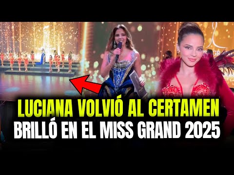 LUCIANA FUSTER REGRESÓ AL MISS GRAND PERÚ 2025 ¡BRILLÓ COMO PROFESIONAL!