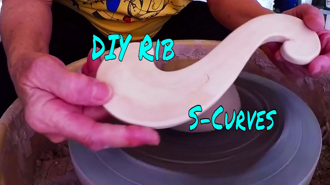 ♥ How to use my S-Curve® Rib Throwing 2 Bowls with rib on pottery wheel ...