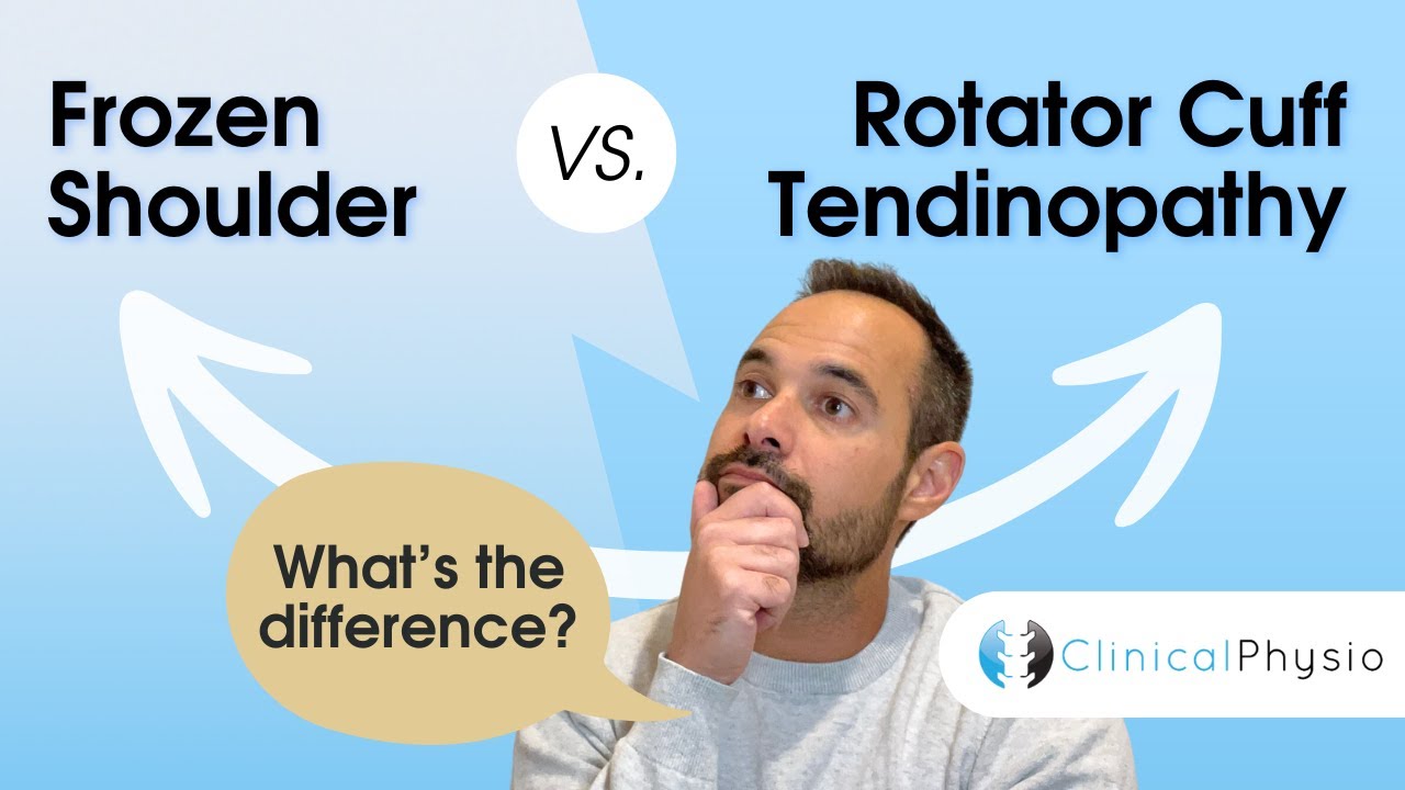 Frozen Shoulder vs Rotator Cuff Tendinopathy | Expert Physio Explains ...
