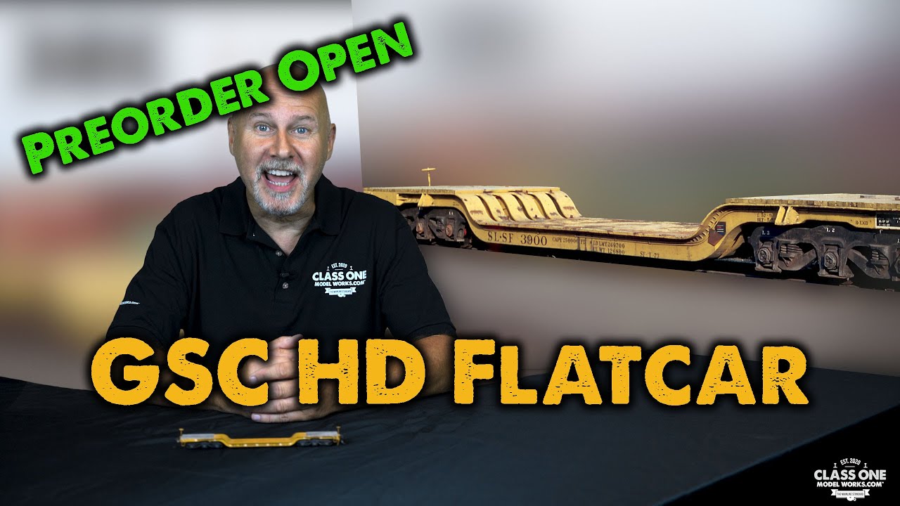 Gsc Heavy Duty Flatcar Preorder Announcement Ho Scale Youtube