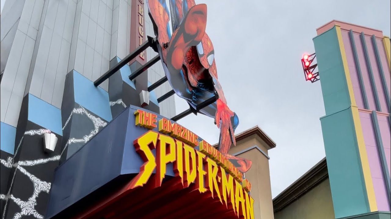 The Amazing Adventures of Spider-Man Ride - YouTube
