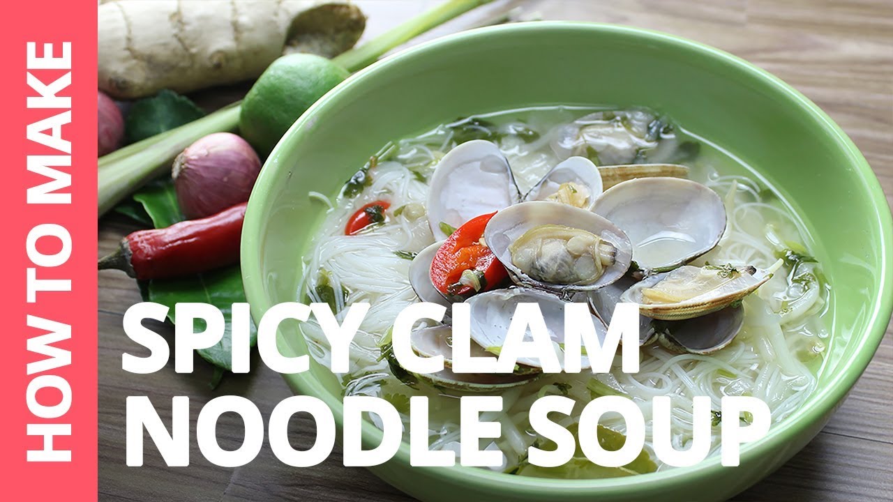 How to make Spicy Clam Noodle Soup — Recipe by Plated Asia - YouTube