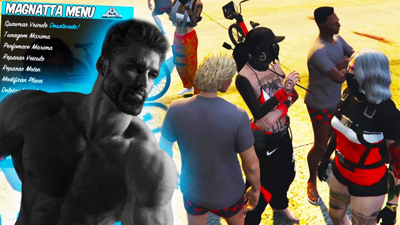 MACHO ALFA FEZ ANTI RP COM MOD MENU! GTA ANTI-RP - YouTube