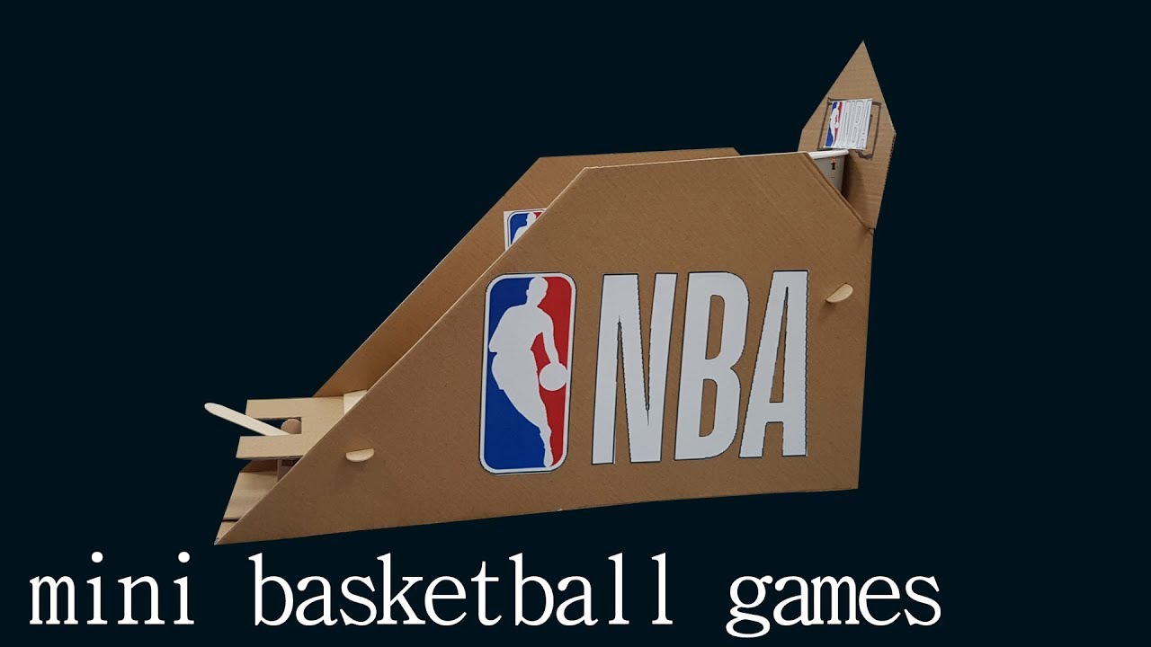 DIY 미니 농구대 만들기 [How to Make a Mini Basketball Games] - YouTube