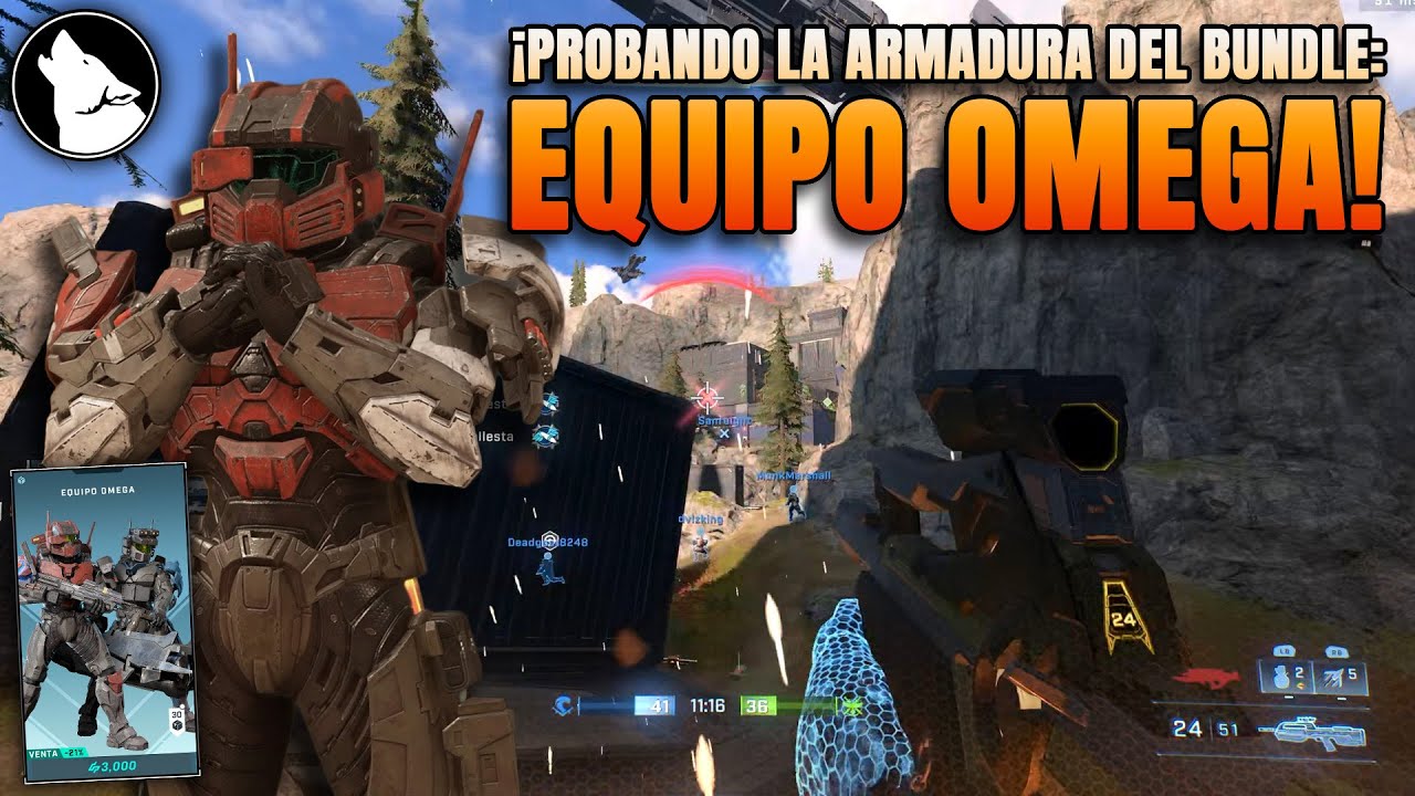 ¡PROBANDO LA ARMADURA DEL BUNDLE: EQUIPO OMEGA! | HALO INFINITE - YouTube