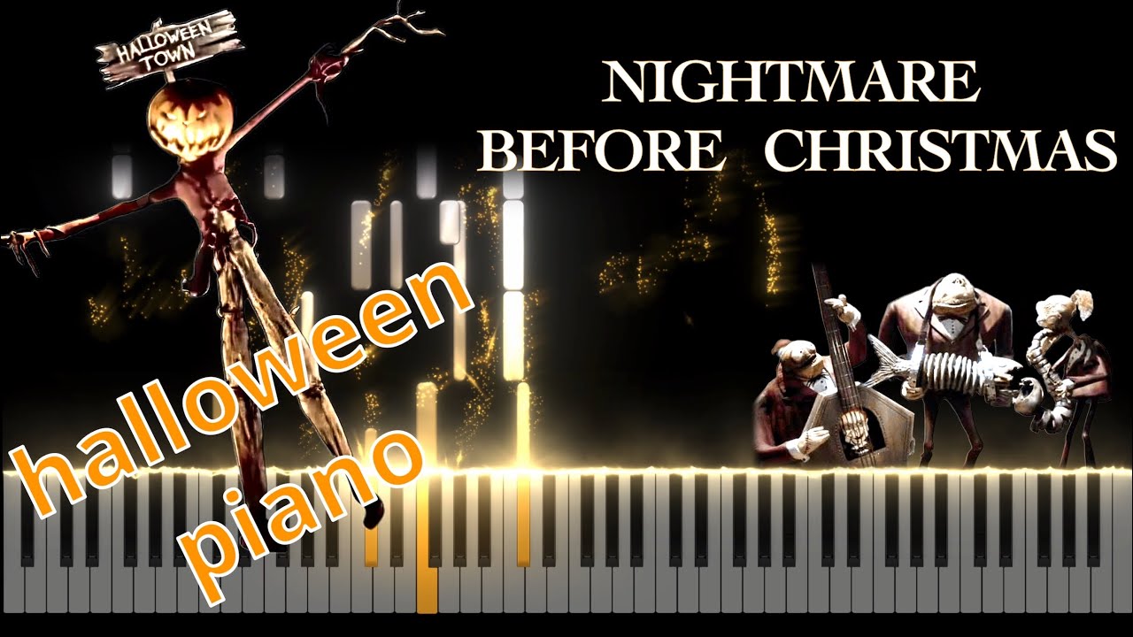 This is Halloween - from Nightmare Before Christmas- Piano Cover - YouTube