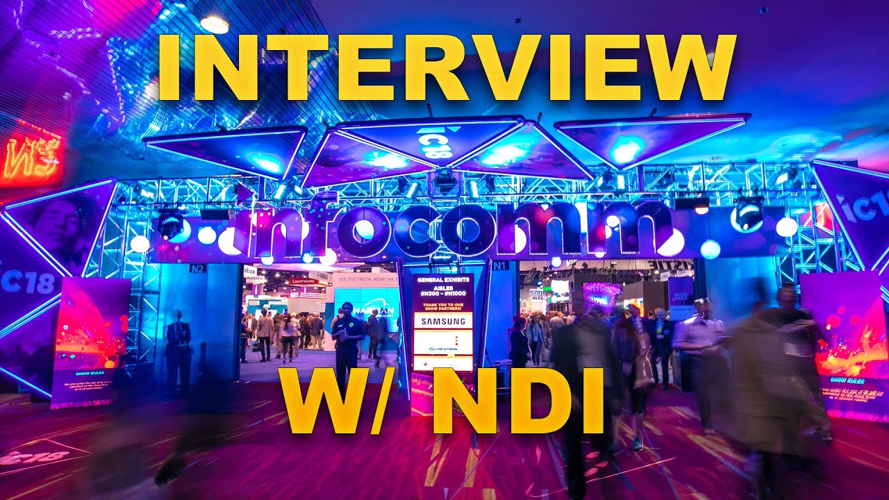 InfoComm 2023 BZBGEAR Interview With NDI! - YouTube