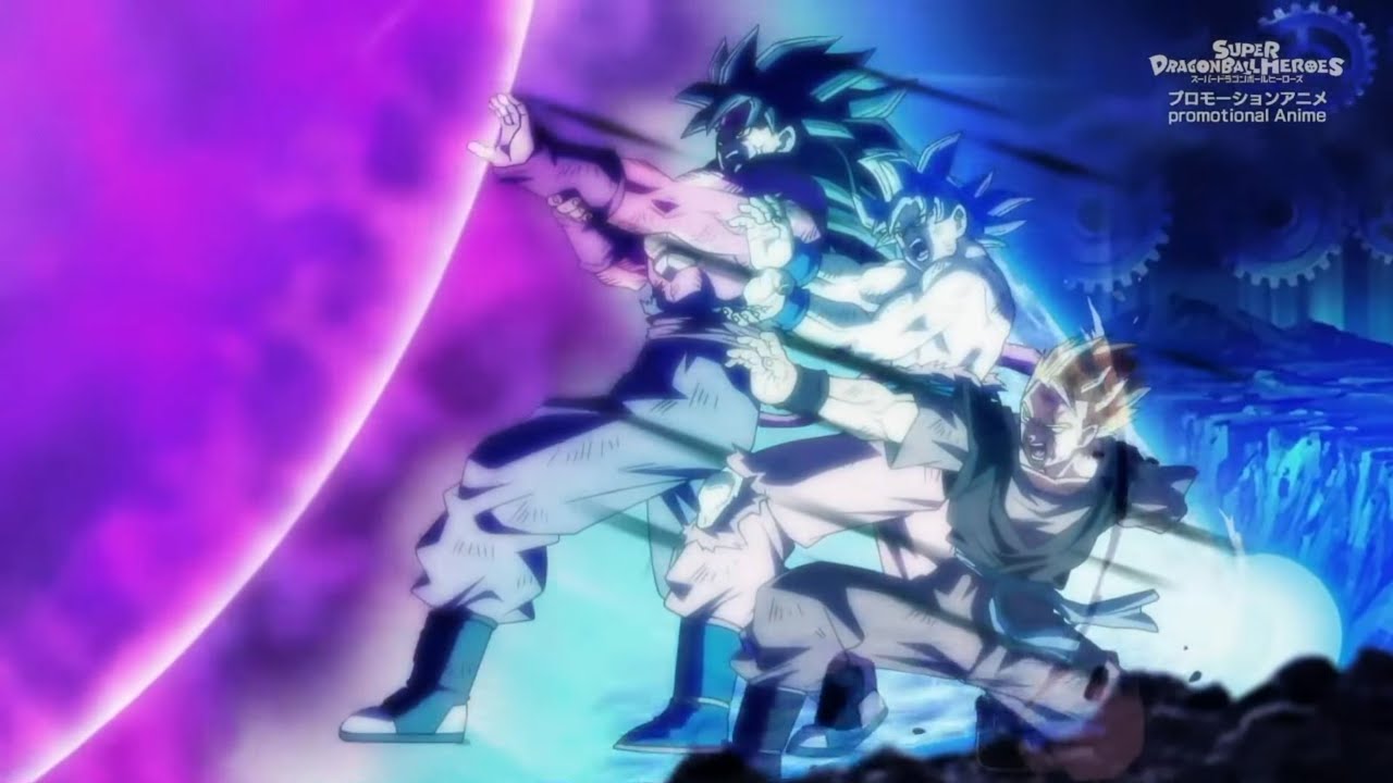 Super Dragon Ball Heroes 「AMV」- 3 generation Kamehameha - YouTube