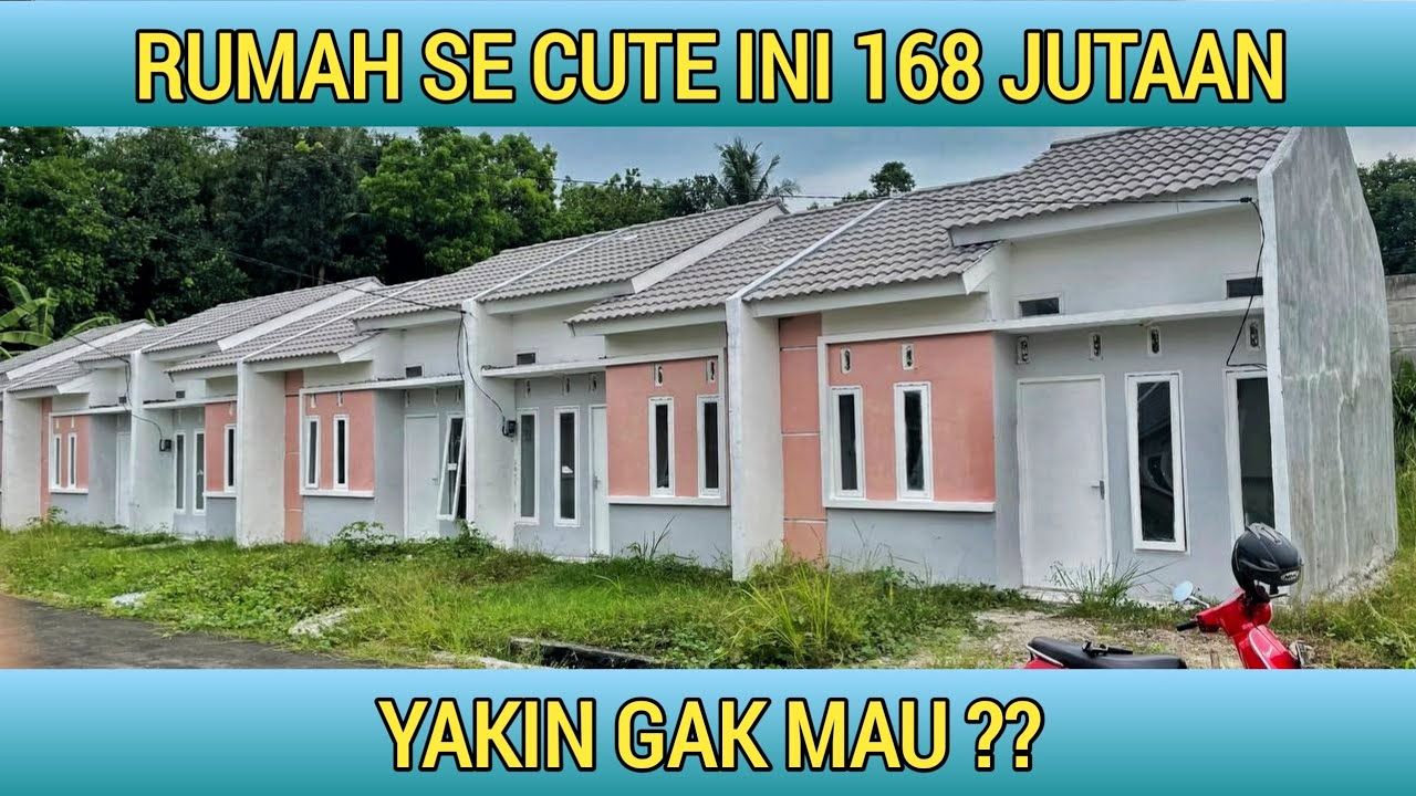 RUMAH SUBSIDI ANTI MAINSTREAM PUNYA CAT WARNA SE LUCU INI CICILAN 1 ...