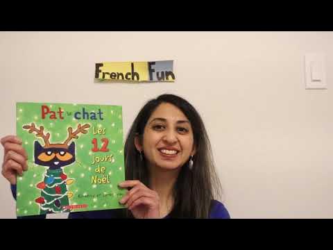 French Fun - Read Aloud and Translation of " Pat le chat: Les 12 jours ...
