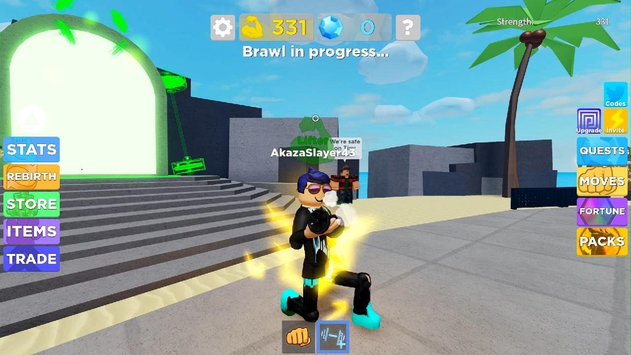 Roblox muscular legend ep1 - YouTube