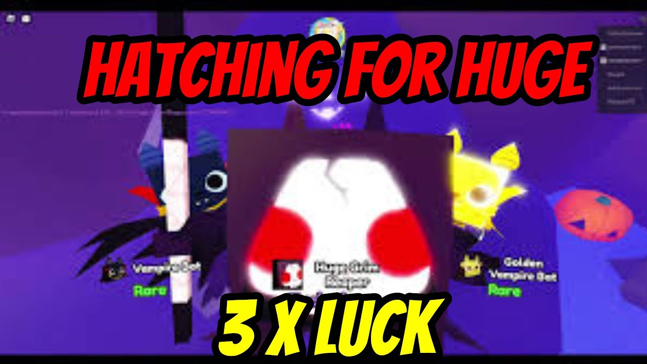 (*🍀3X LUCK*) HATCHING FOR HUGE PETS PET SIMULATOR X !!! LIVE 🔴 - YouTube