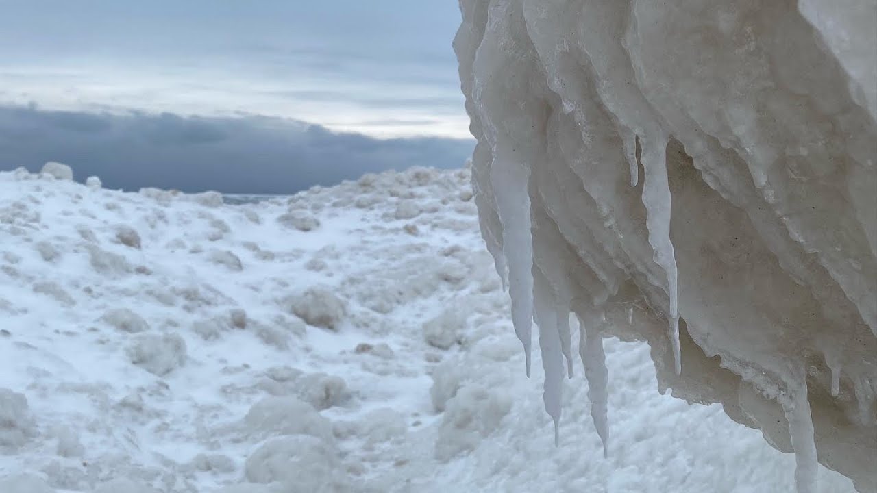 DANGEROUS TERRAIN- PANCAKE ICE and other ice formations on Lake ...