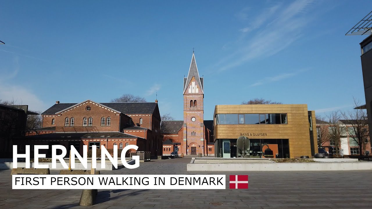 Herning city walk - YouTube