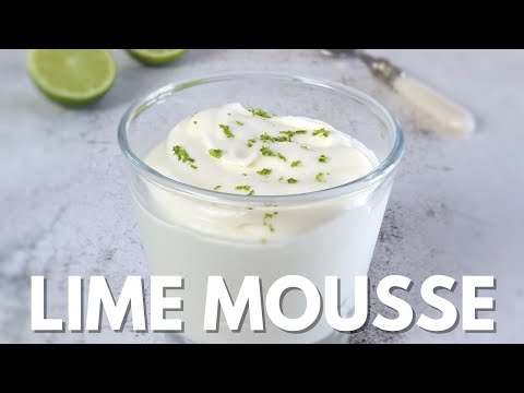 Lime mousse Recipe | Food From Portugal