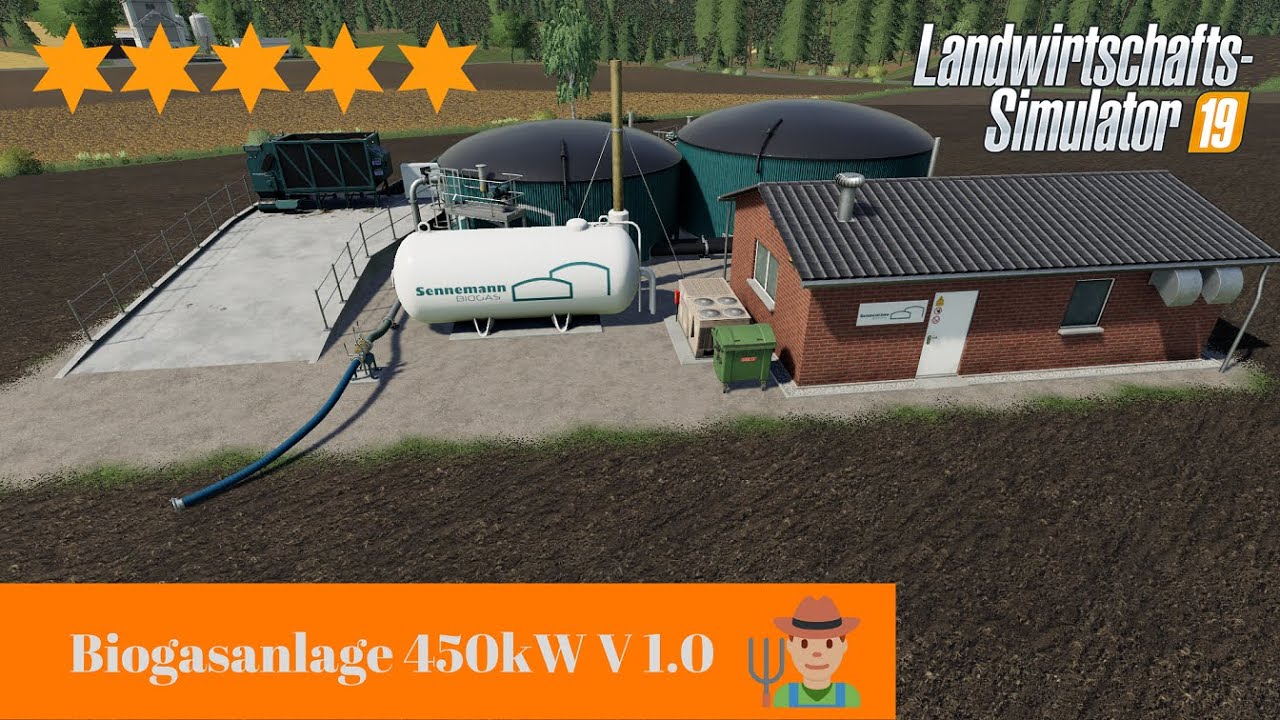 LS19 Modvorstellung II Biogasanlage 450kW V1.0 (PC/MAC, PS4, XB1) - YouTube
