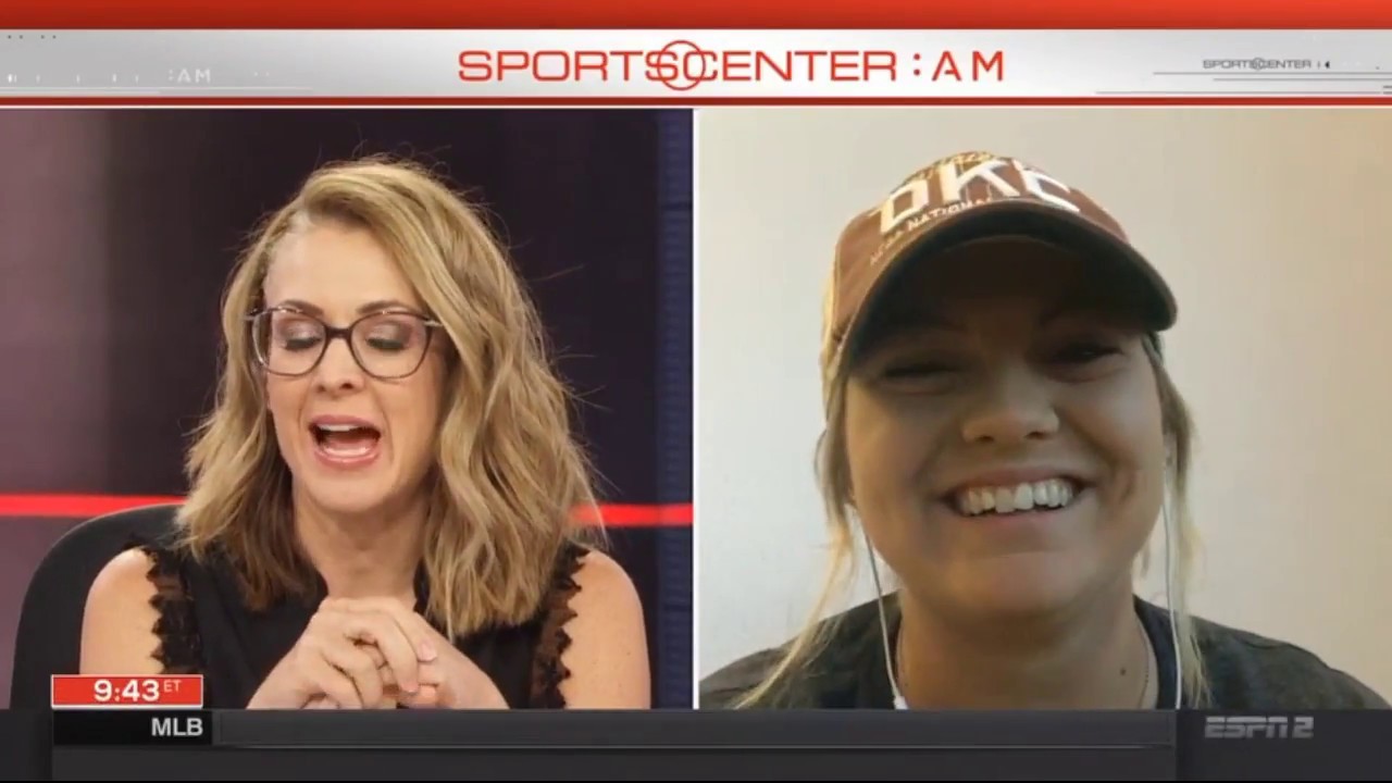 Jessie Warren SportsCenter Interview - YouTube