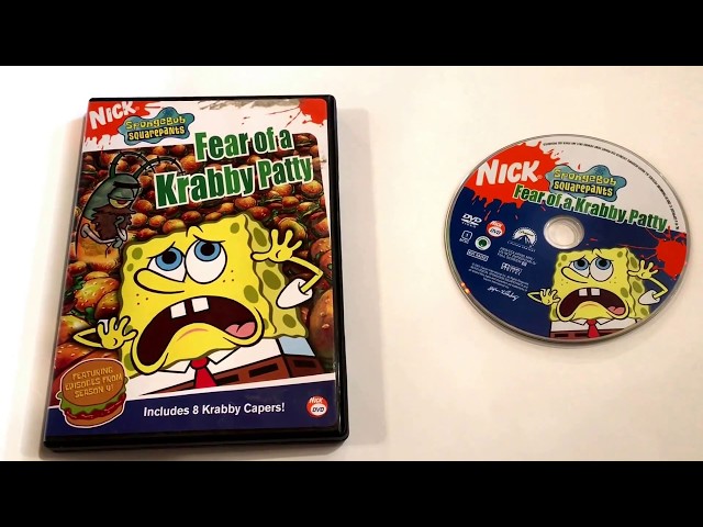 Spongebob Fear Of A Krabby Patty Dvd