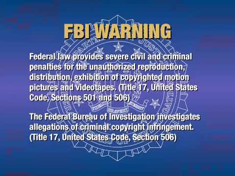 Fake VHS FBI and INTERPOL Warnings from 2002-2004 - YouTube