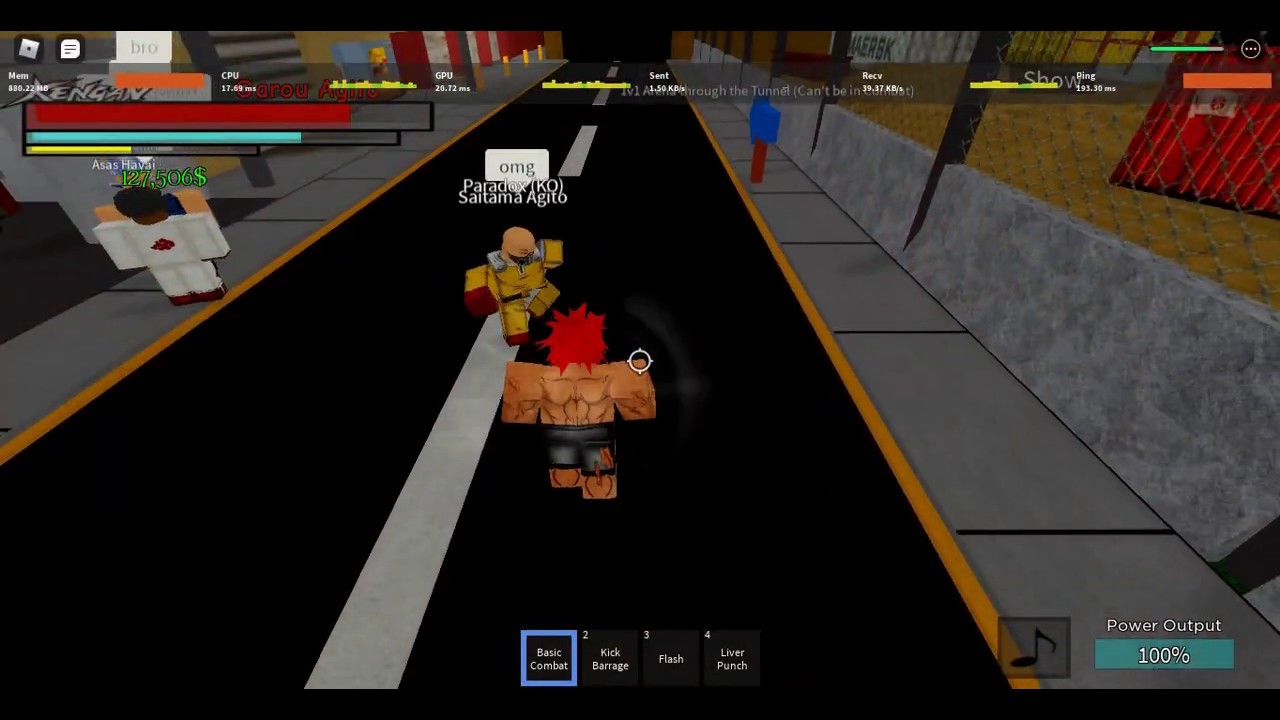 Ken Omega (Roblox) Garou Agito vs Saitama Agito - YouTube