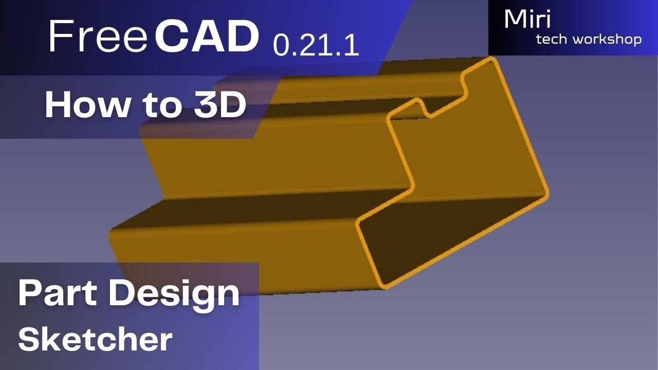 FreeCAD version 0 21 1 part #60 2024 How to 3D - YouTube