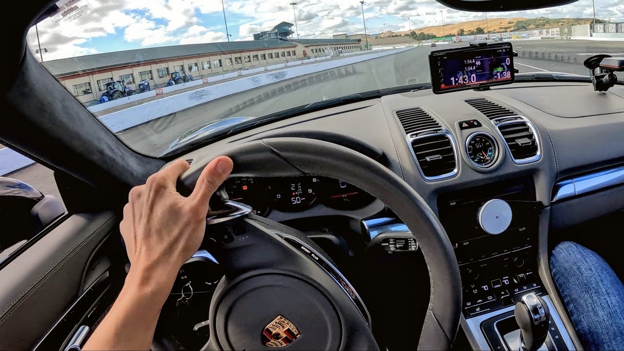 Driving Jason's Cayman GTS at Sonoma! - YouTube