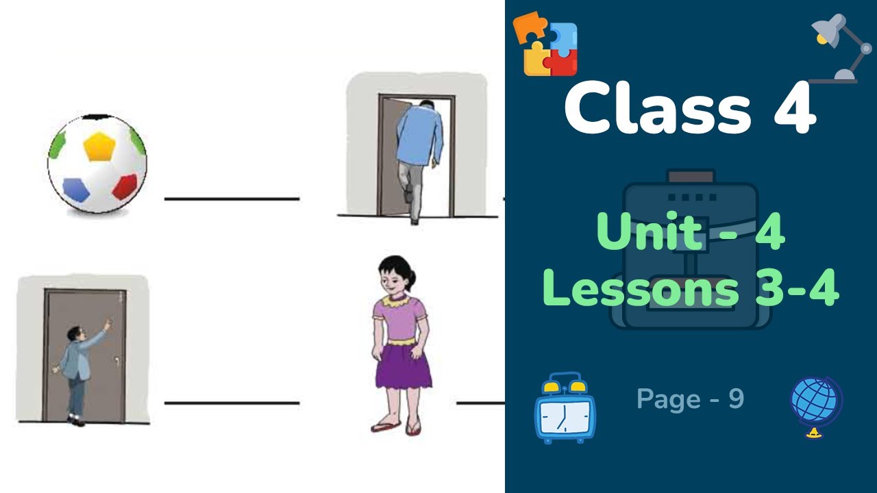 Class 4 English | Unit 4 | Lessons 3-4 | Verb to be - YouTube