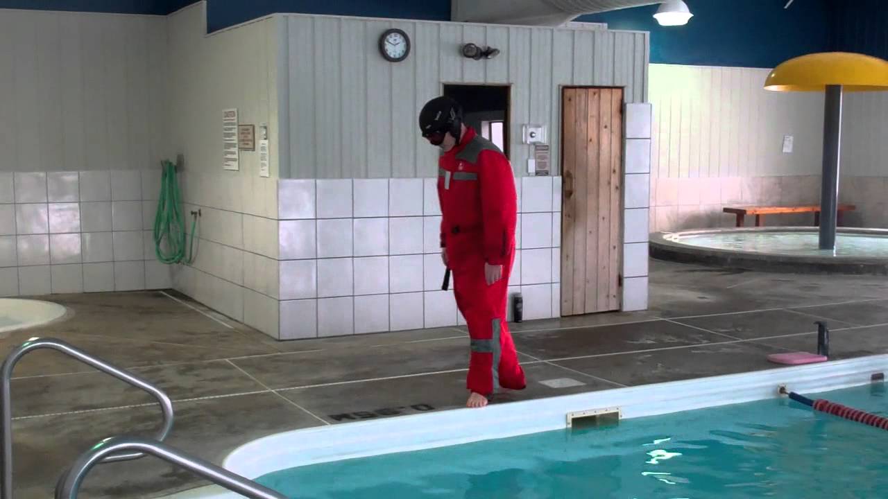 Pool test of floatation suit #3 Feb 7:14 - YouTube
