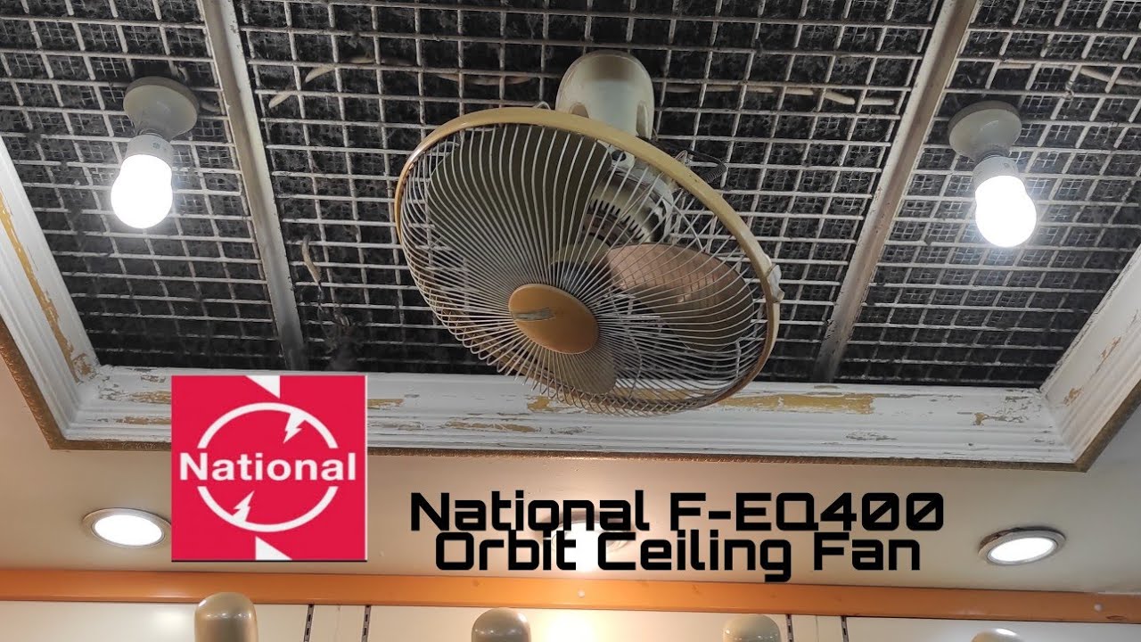 National orbit ceiling fan - YouTube