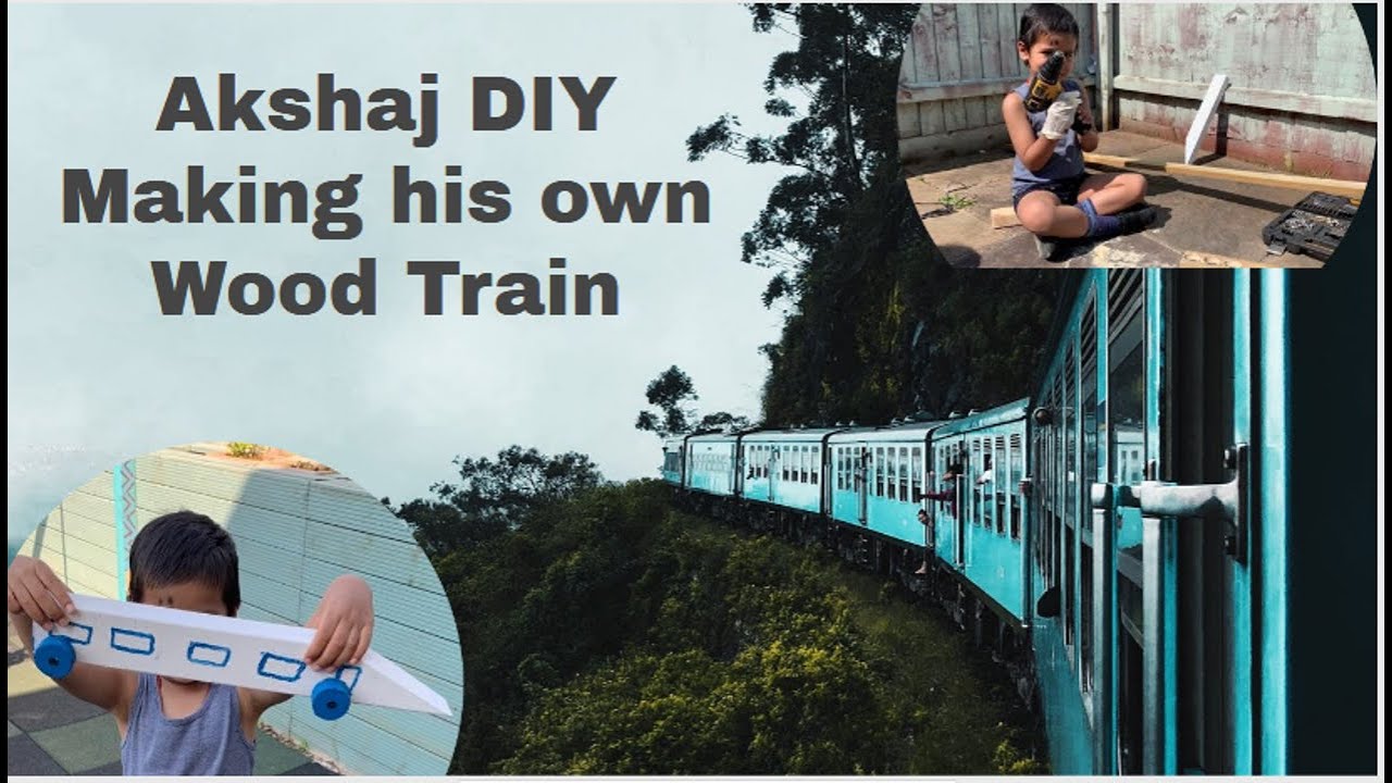 DIY Wood speed Train - YouTube