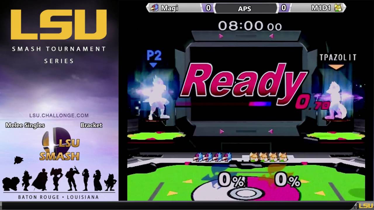 Action Packed Smash Melee Singles - Magi (Falco) vs M1D1 (Fox) - YouTube
