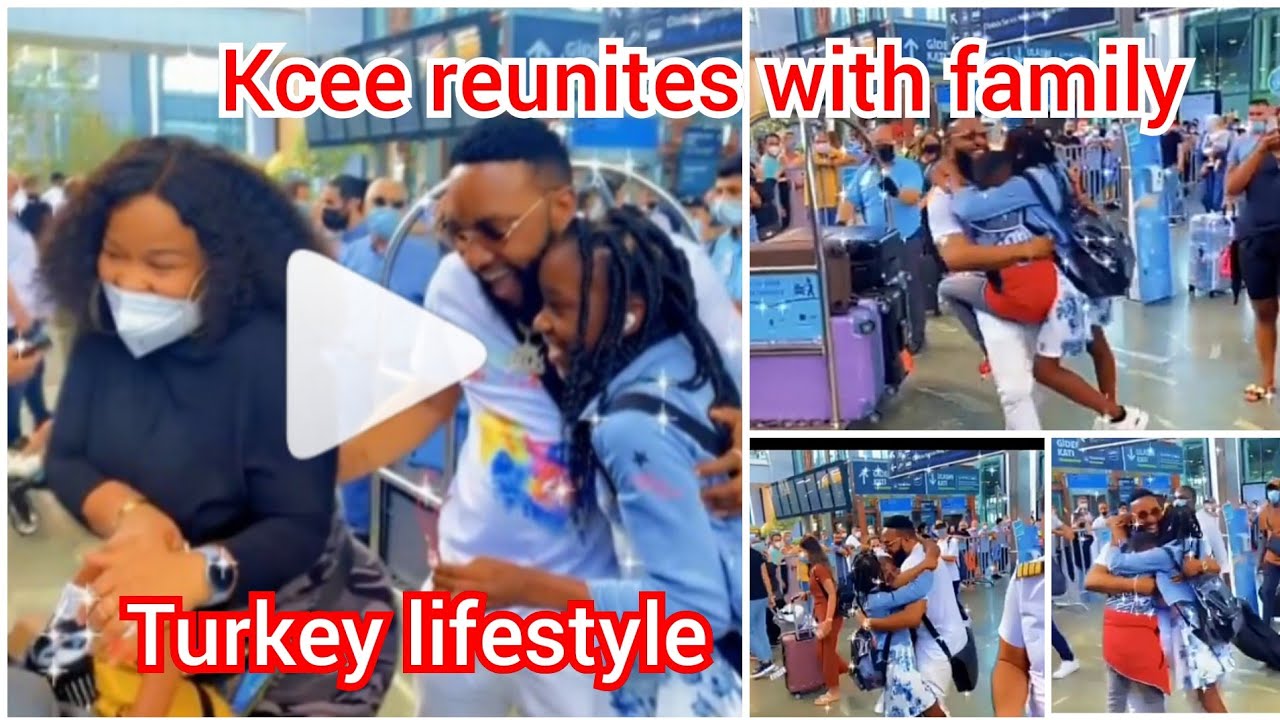 Emotional moments as KCEE, senior brother of E MONEY, visits wife, kids ...